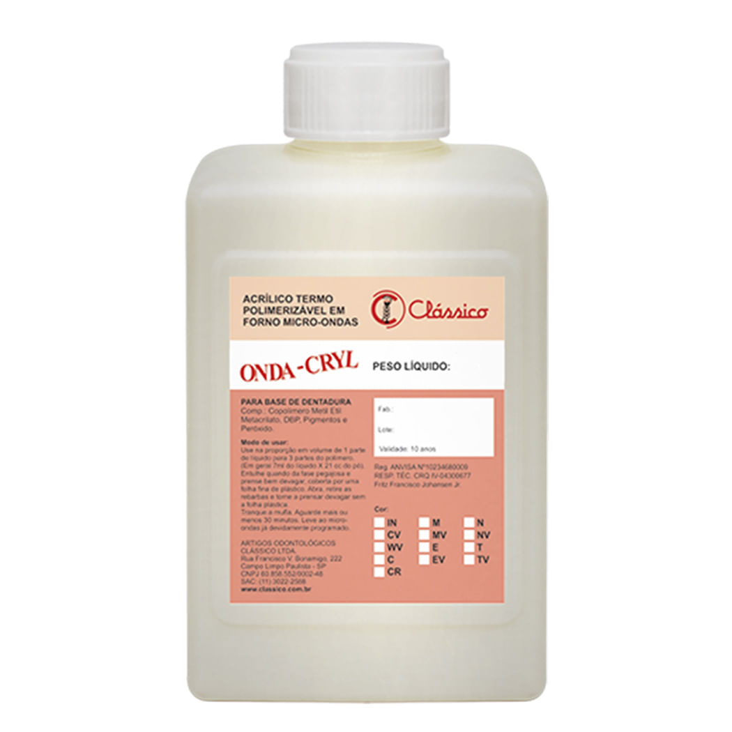 Resina Acrílica Onda Cryl 1Kg - Clássico Onda Cryl 1 kilo Escuro Veia ...